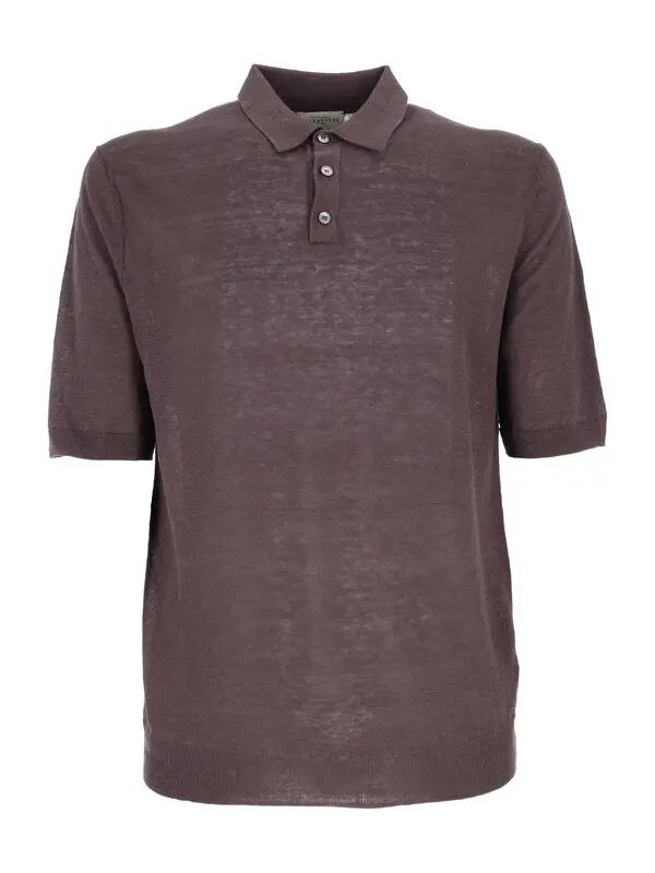 BALLANTYNE Short Sleeves Polo - Red