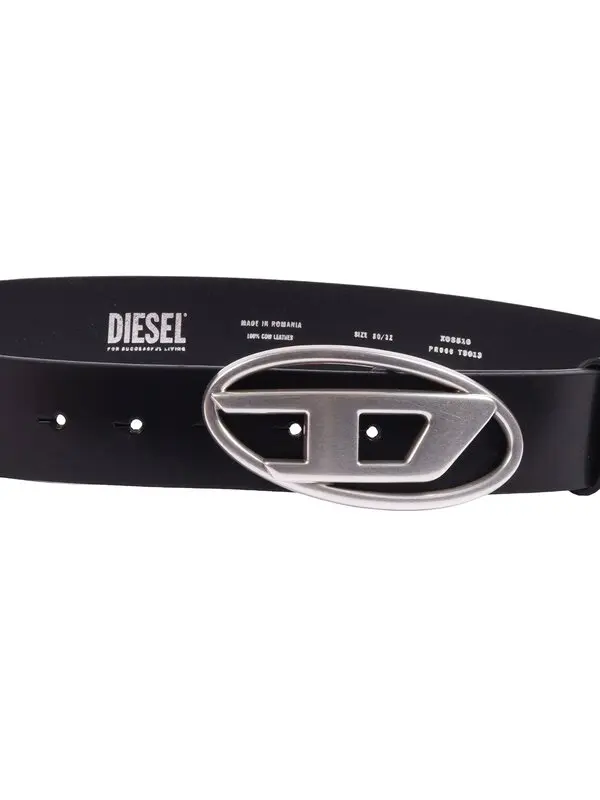 DIESEL® Oval D Logo Belt - Red