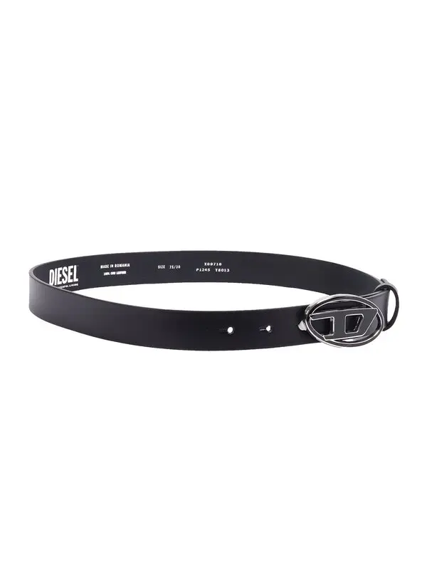 DIESEL® Oval D Logo B-1dr 25 Belt - Red