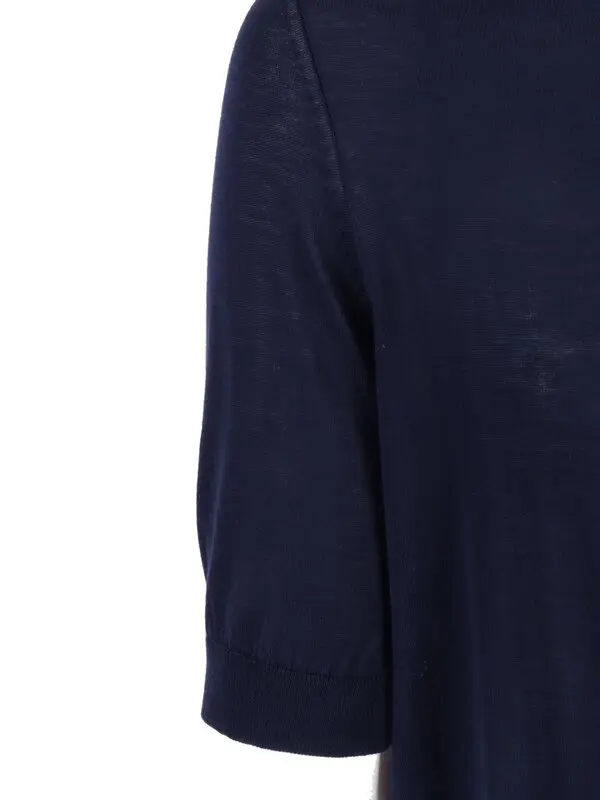 BALLANTYNE Short Sleeve Pullover - Blu