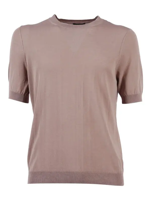 BALLANTYNE Short Sleeve Pullover - Red