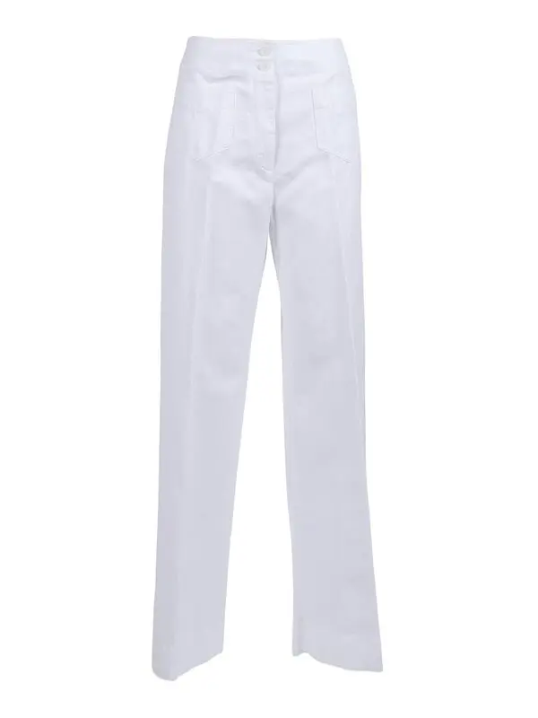 Aspesi Long Trousers - White