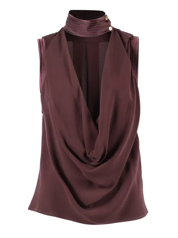 Elisabetta Franchi Camicia Blouse - Red