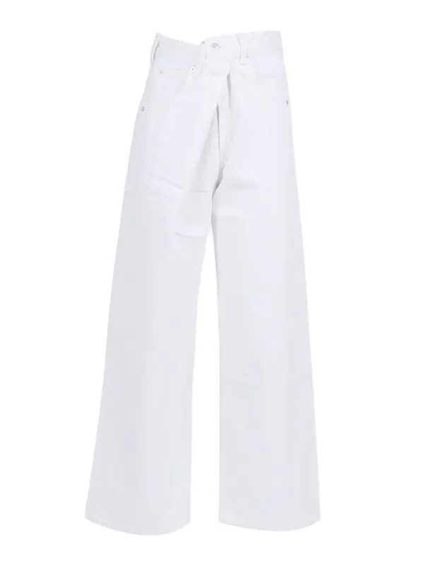 AGOLDE Vana Fold Jeans - White