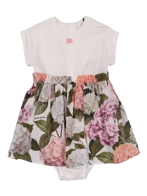 Dolce & Gabbana Dress Short Sl+culotte - White