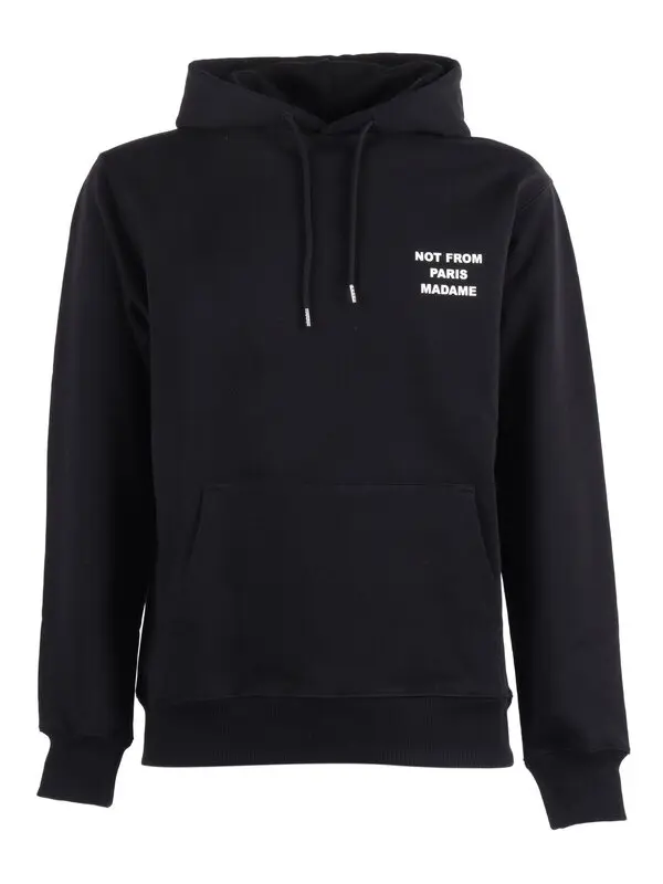 DR�LE DE MONSIEUR Bold Slogan Hoodie