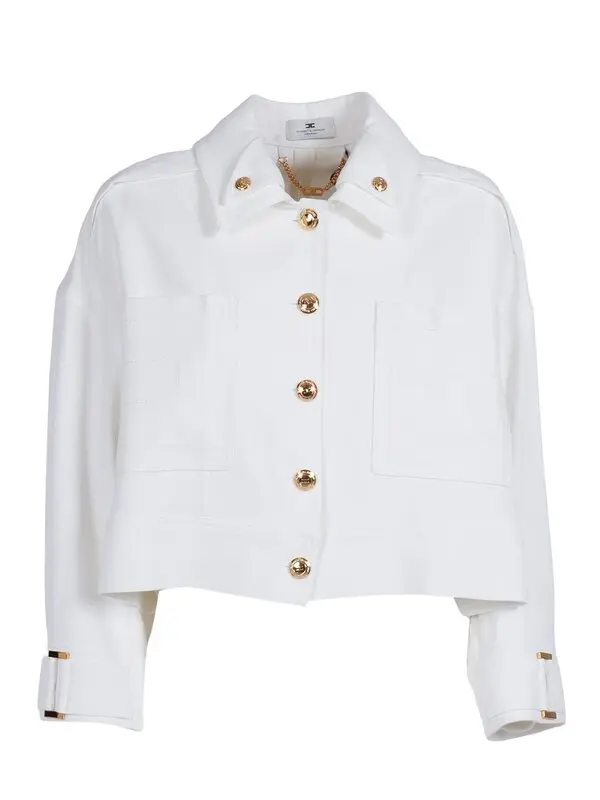 Elisabetta Franchi Jacket - White