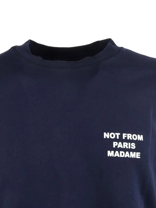 DR�LE DE MONSIEUR T-shirt With Slogan Print