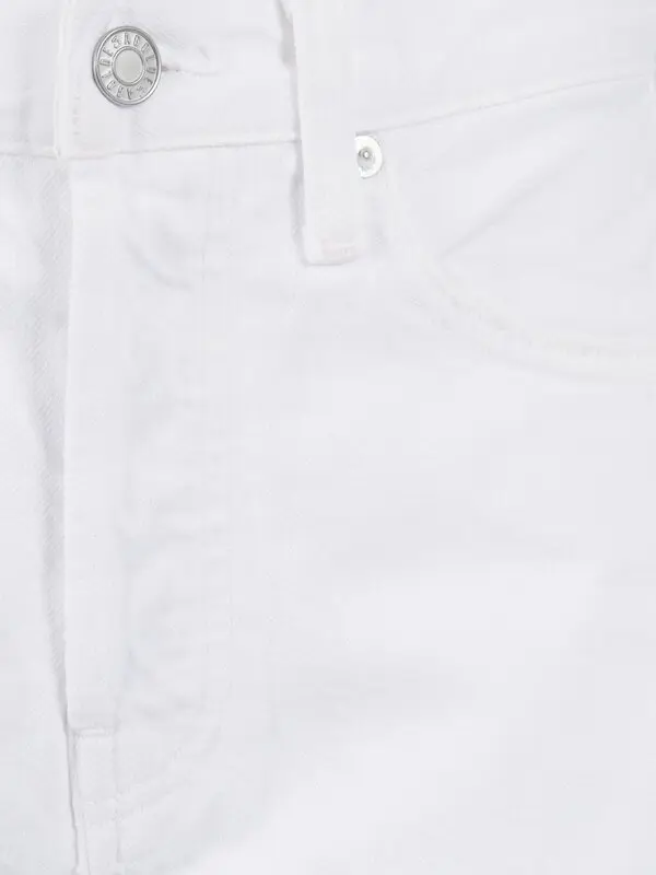 AGOLDE Parker Long Denim Short - White
