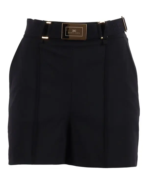 Elisabetta Franchi Short With Belt - Red