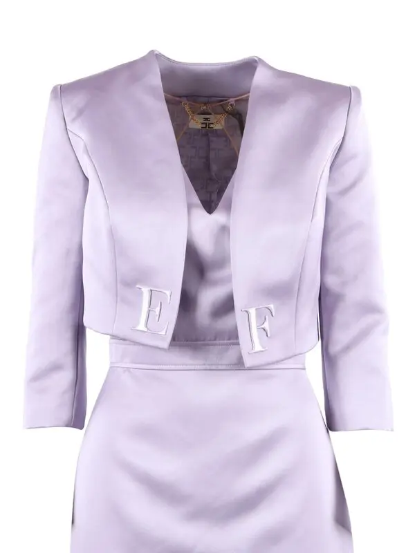 Elisabetta Franchi Abito Dress With Jacket