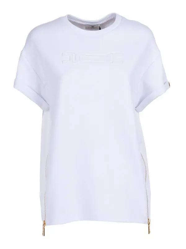 Elisabetta Franchi Maglia Top - White