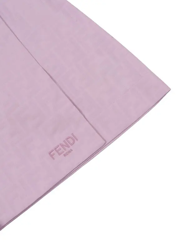 FENDI JR Ff Cotton Jacquard Skirt