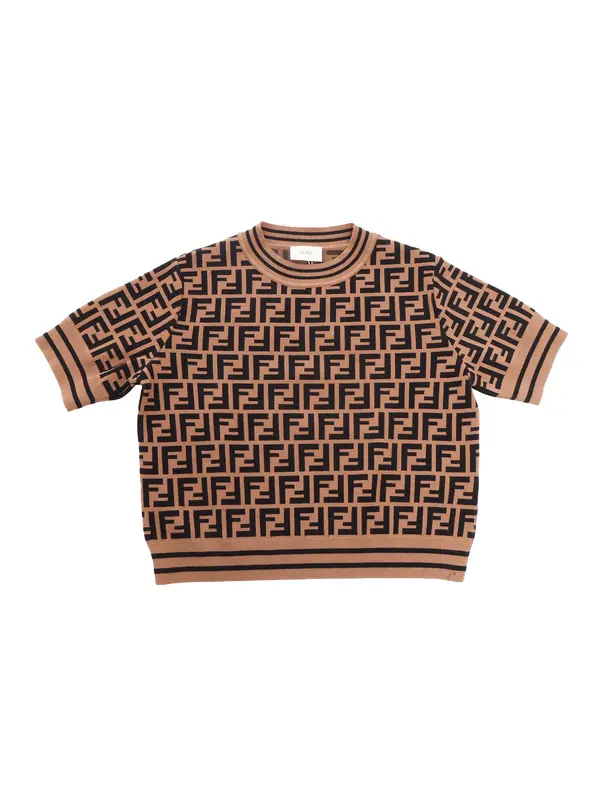 FENDI JR Ff Knit Top