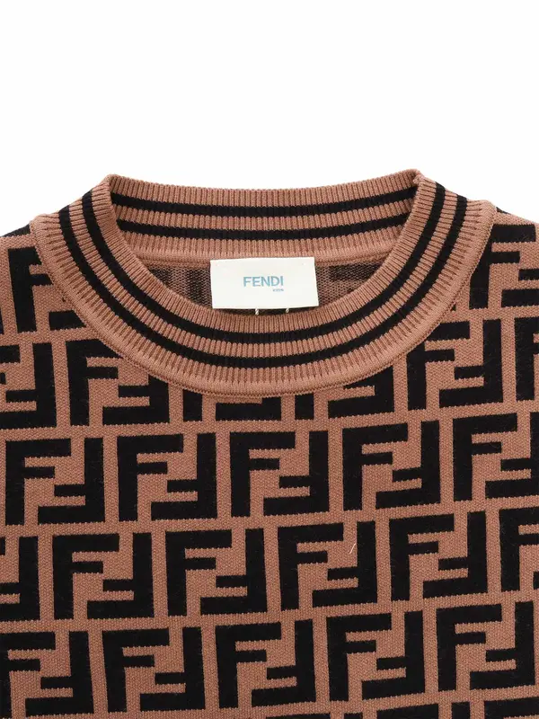 FENDI JR Ff Knit Top