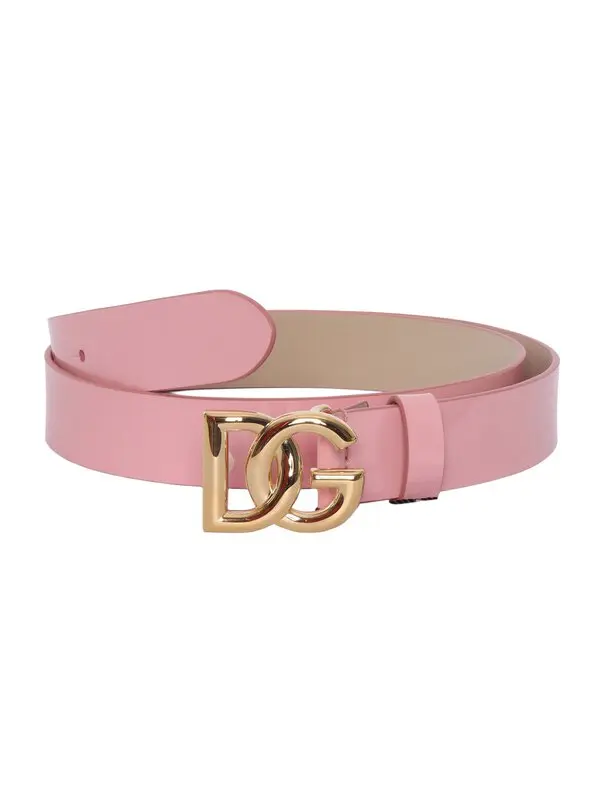 Dolce & Gabbana Logo Belt - Red