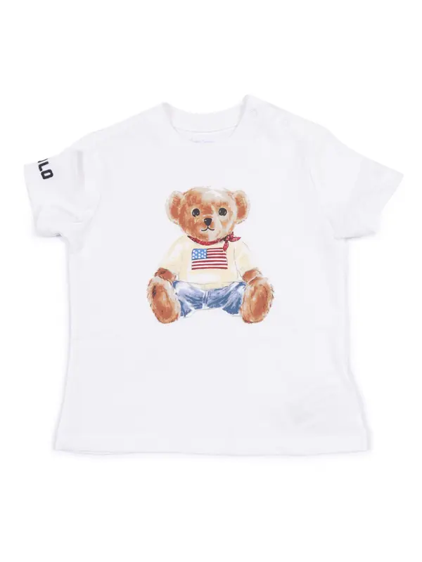 Polo Ralph Lauren Bear Knit T-shirt - White