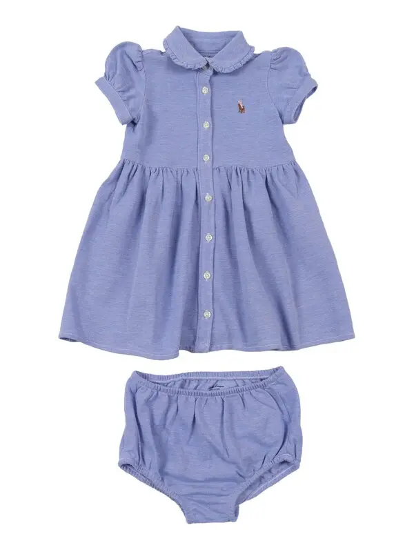 Polo Ralph Lauren Solid Oxford Knit Dress - Blu