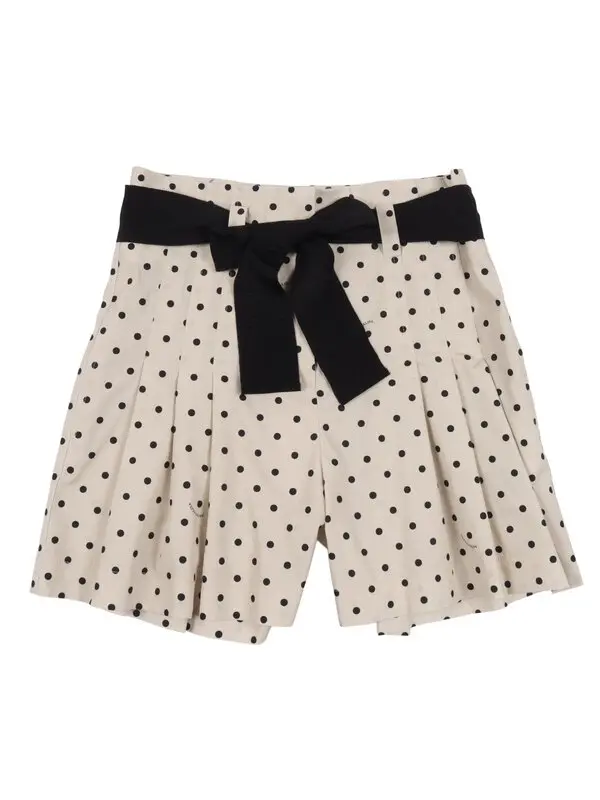 Monnalisa Polka Dot Poplin Shorts