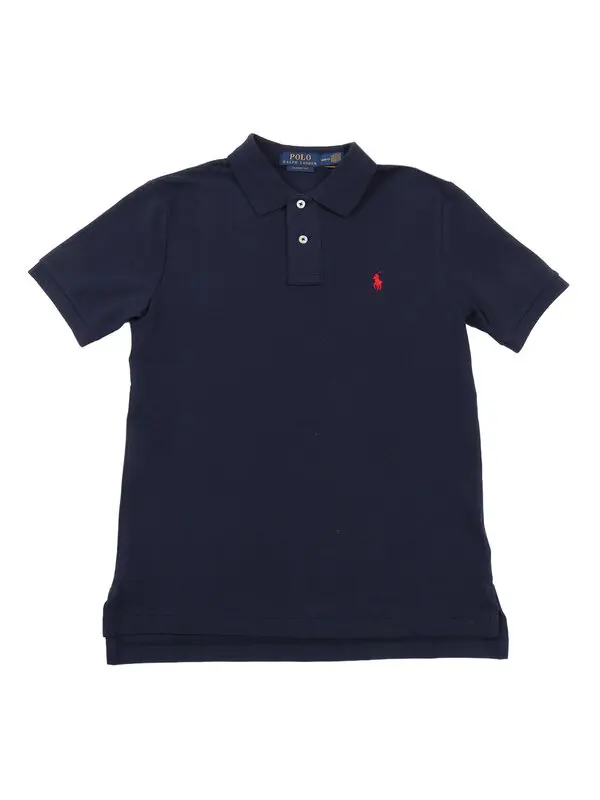 Polo Ralph Lauren Knit Polo Top - Blu