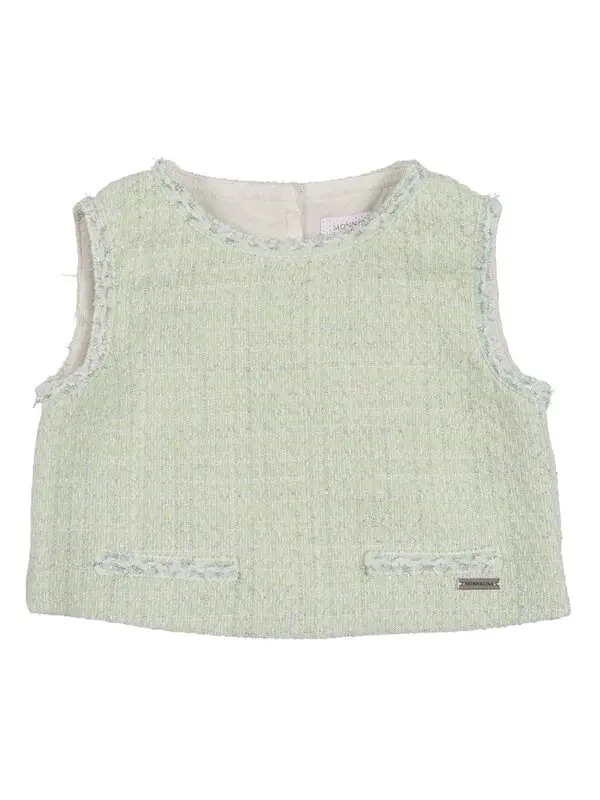 Monnalisa Boucle Top - Green