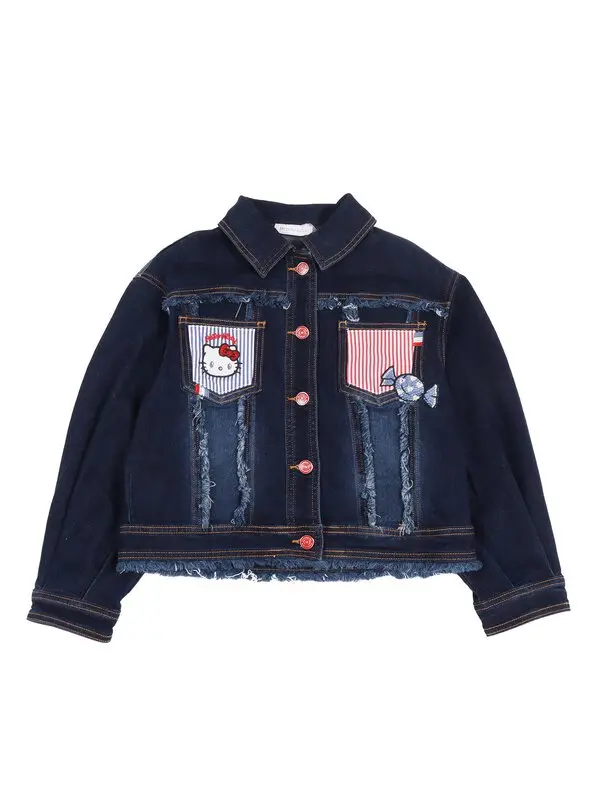 Monnalisa Patchwork Denim Jacket