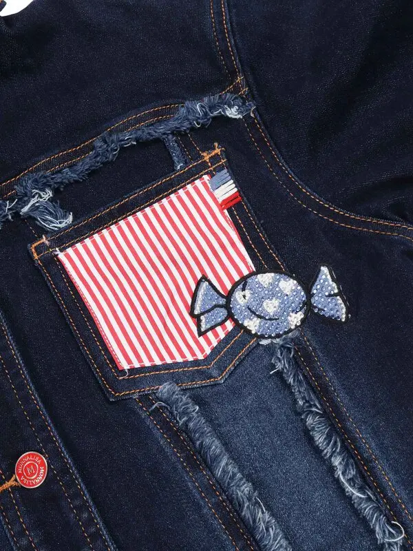 Monnalisa Patchwork Denim Jacket