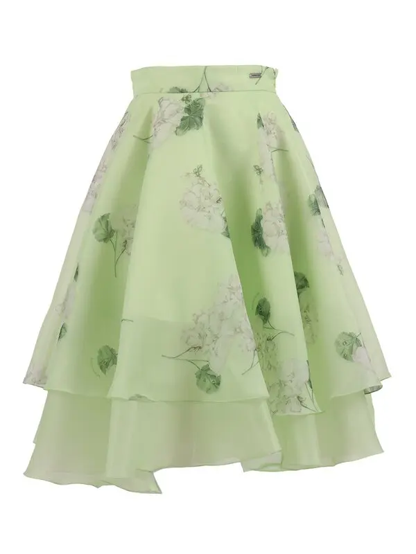 Monnalisa Organza Skirt - Green