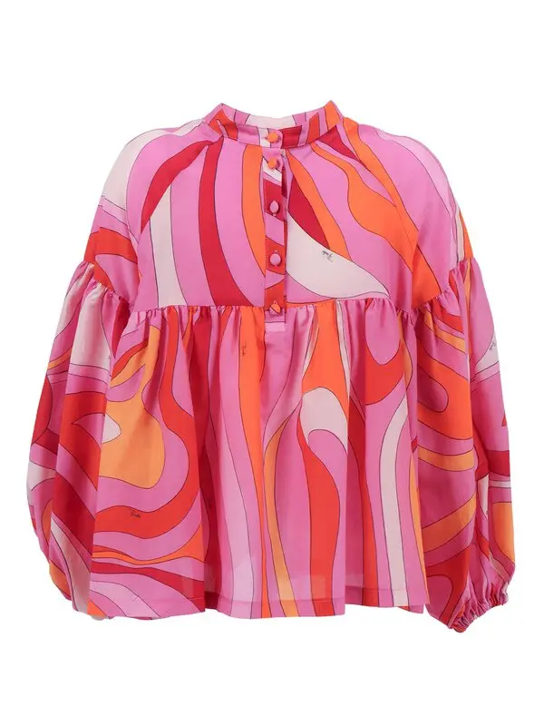 Emilio Pucci Printed Shirt - Red