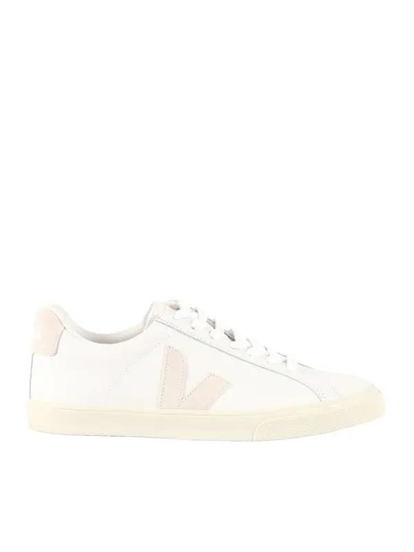 VEJA Esplar Logo Leather Sneakers - White