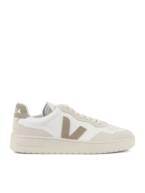 VEJA V-90 O.t. Leather Sneakers - White