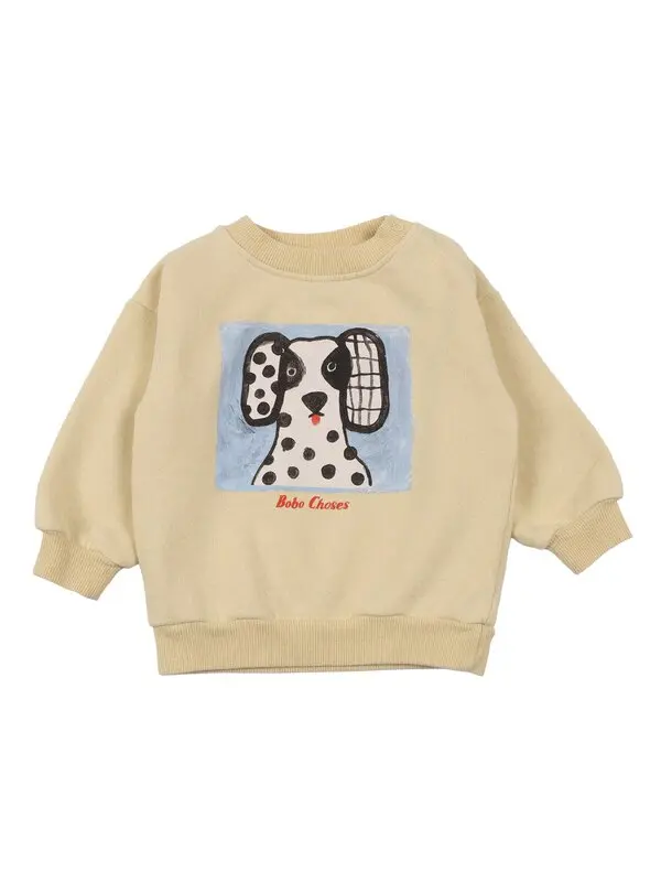 BOBO CHOSES Van Dog Sweatshirt - Yellow