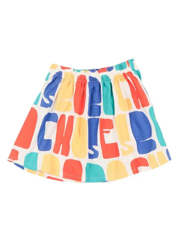 BOBO CHOSES Printed Skirt - White