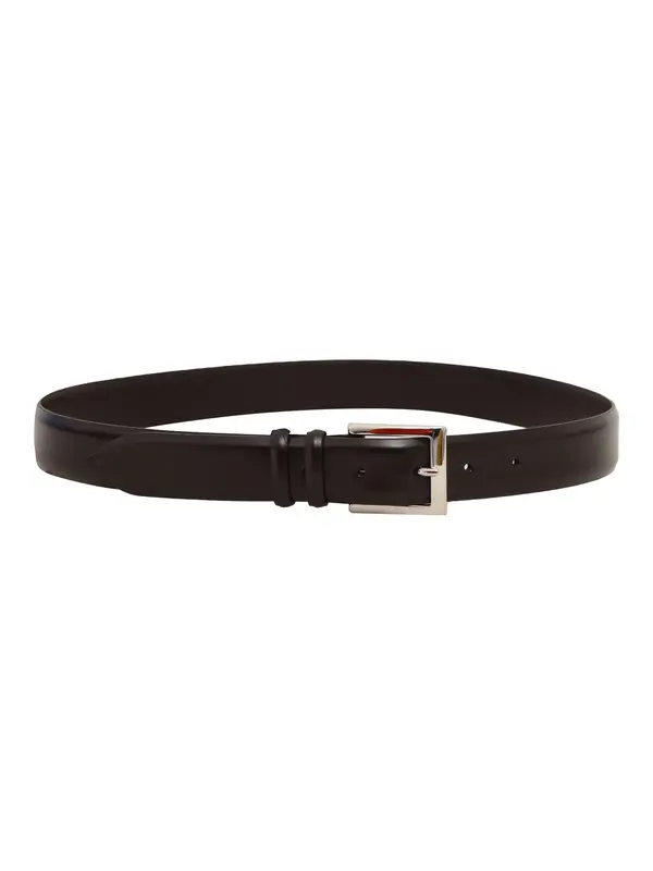 ORTIGNI Leather Belt - Red