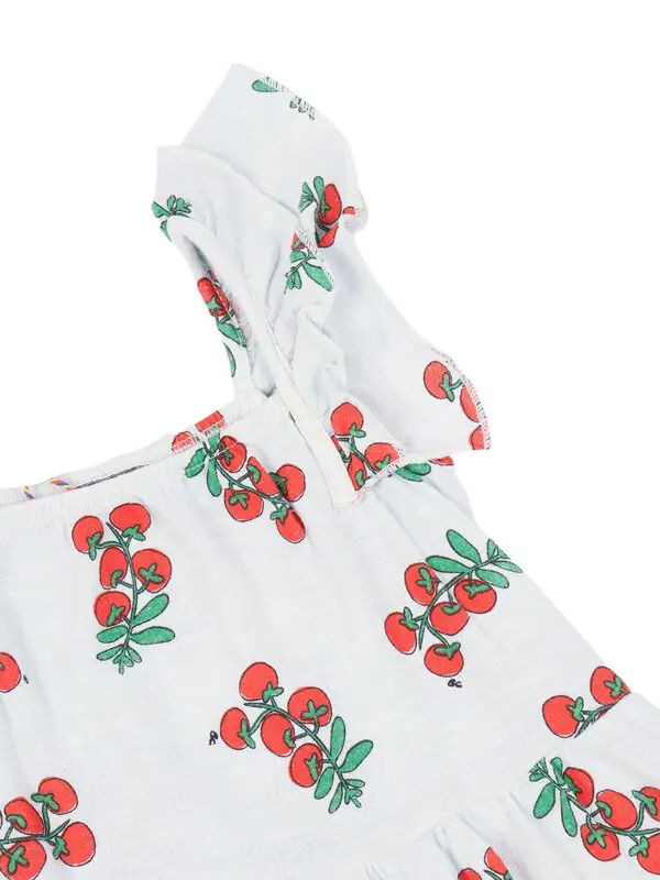 BOBO CHOSES Ruffled Dress With Tomato Print