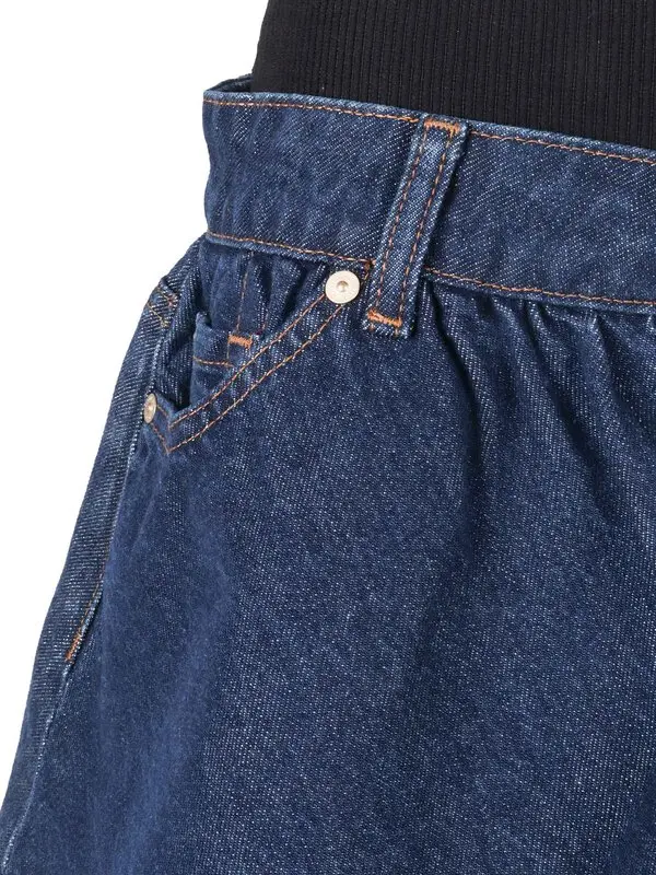 7 For All Mankind Banded Mini Skirt