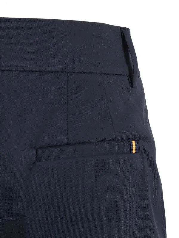 K-WAY Nive Twill Tech Chino Senza Pince - Blu
