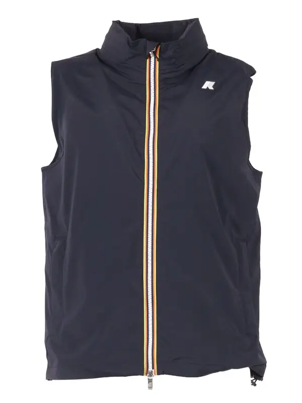 K-WAY Valen Stretch Nylon Jersey Gilet - Blu