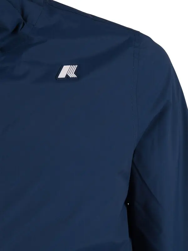 K-WAY Stretch Nylon Jersey Jacket - Blu