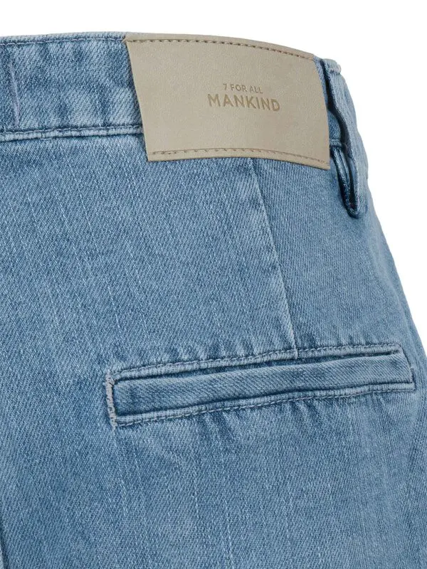 7 For All Mankind Trouser Shorts Iris