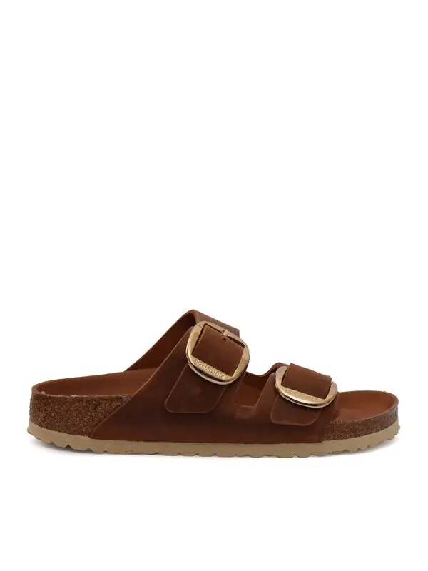BIRKENSTOCK Arizona Big Buckle Oiled Leather Sandal