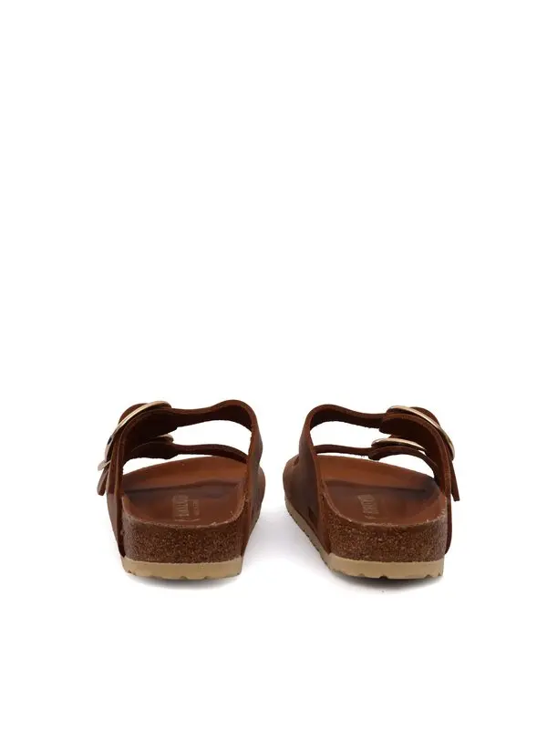 BIRKENSTOCK Arizona Big Buckle Oiled Leather Sandal