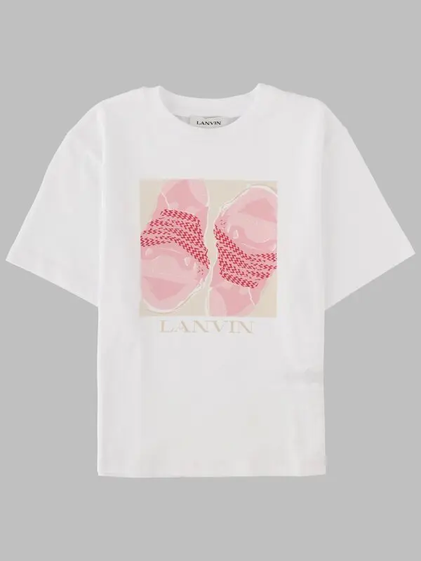 LANVIN Short Sleeve T-shirt - White