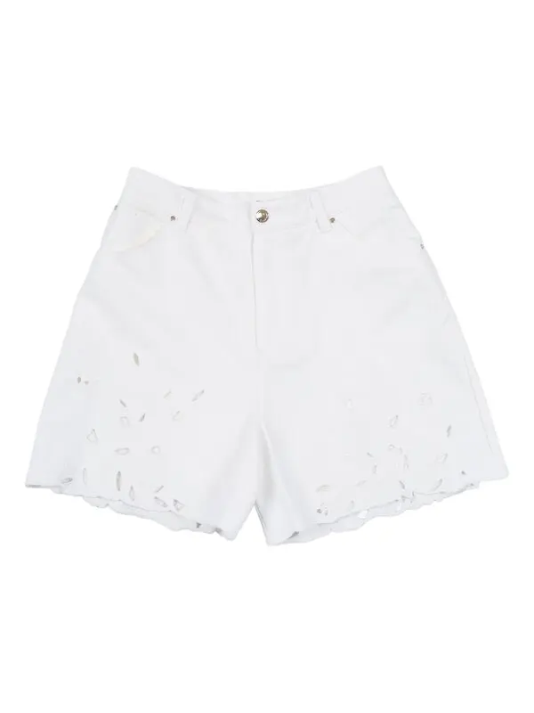 Chloé Twill Shorts - White
