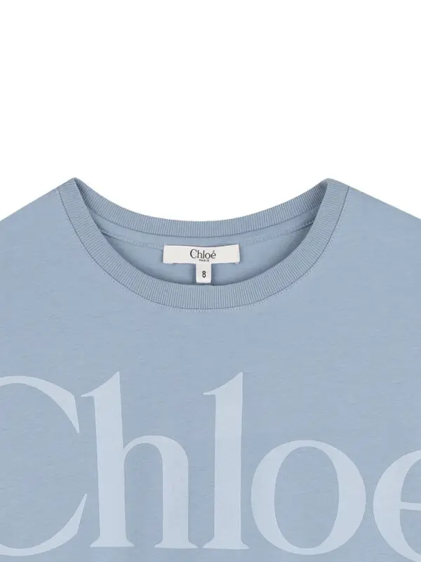 Chloé Cotton T-shirt - Blue