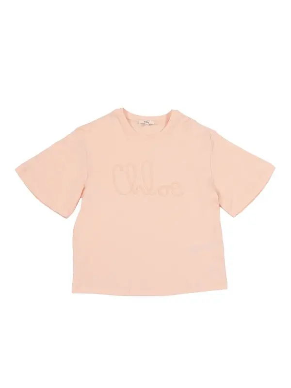 Chloé T-shirt In Organic Cotton Interlock - Red