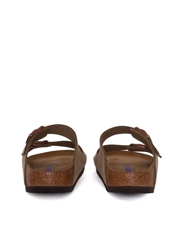 BIRKENSTOCK Arizona Sfb Oiled Leather Sandals - Red