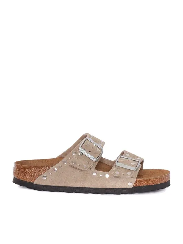 BIRKENSTOCK Arizona Rivet Suede Leather Sandals - Other