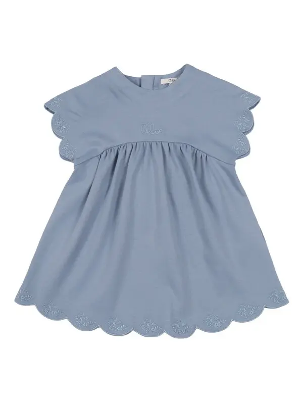 Chloé Short Sleeve Dress - Blu