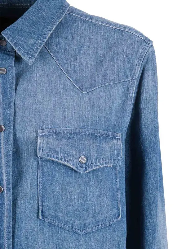 DONDUP Camicia Shirt - Blu